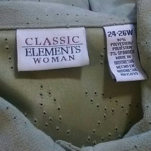 Classic Elements Woman | Tops | Classic Elements Green Faux Suede Top ...
